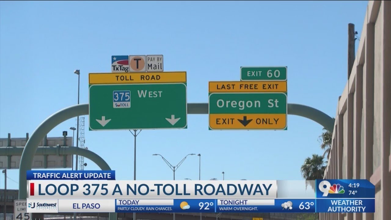 Loop 375 toll road - YouTube