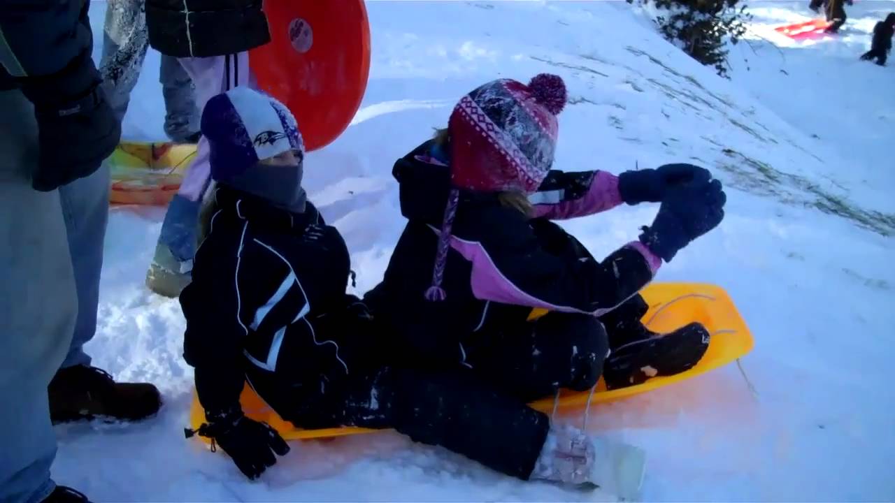 Extreme Sledding at Elks in Salisbury Md - YouTube