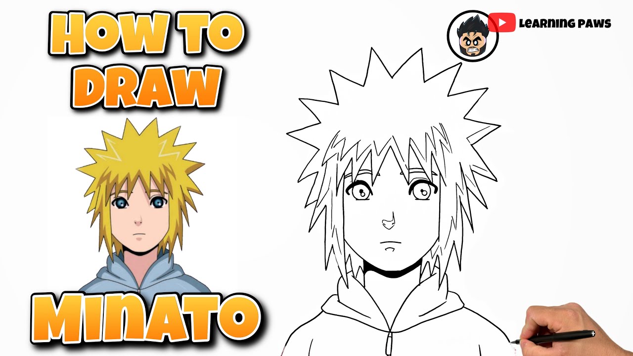 How To Draw Minato | NARUTO SHIPPUDEN | Step By Step #drawing # ...