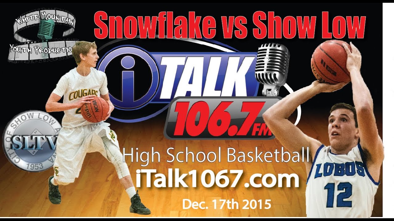 Snowflake vs Show Low High School Basketball Lobos vs Cougars Full Game ...