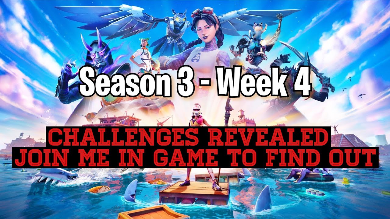 Week 4 Challenges uncovered in Fortnite season 3 chapter 2. - YouTube