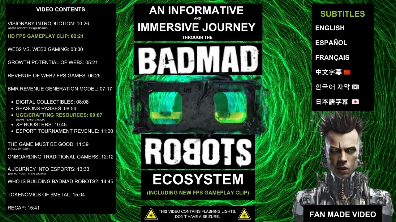 BADMAD ROBOTS & The Web2-Web3 Gaming Gap +NEW FPS Gameplay Clip (SUBTITLES) - YouTube