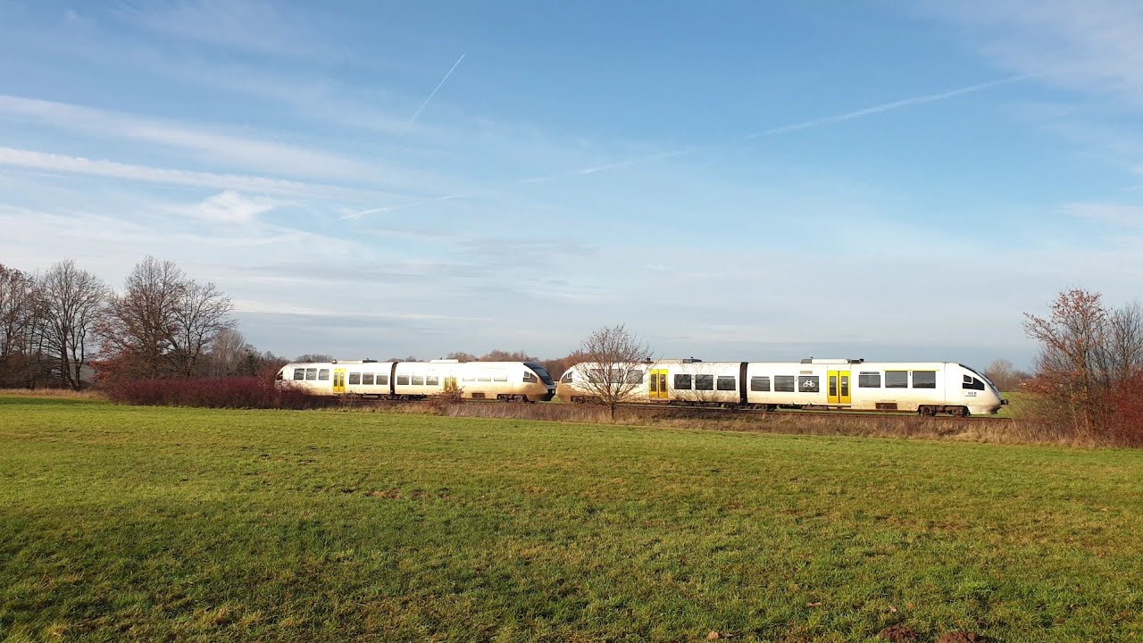 D-NEBB VT 643.01+VT 643.02 als DPN-G 61157 bei Seefeld (Mark) - YouTube