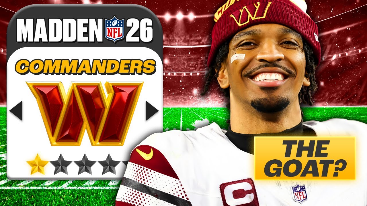 Jayden Daniels Becomes the GOAT? | Madden 26 Washington Commanders ...