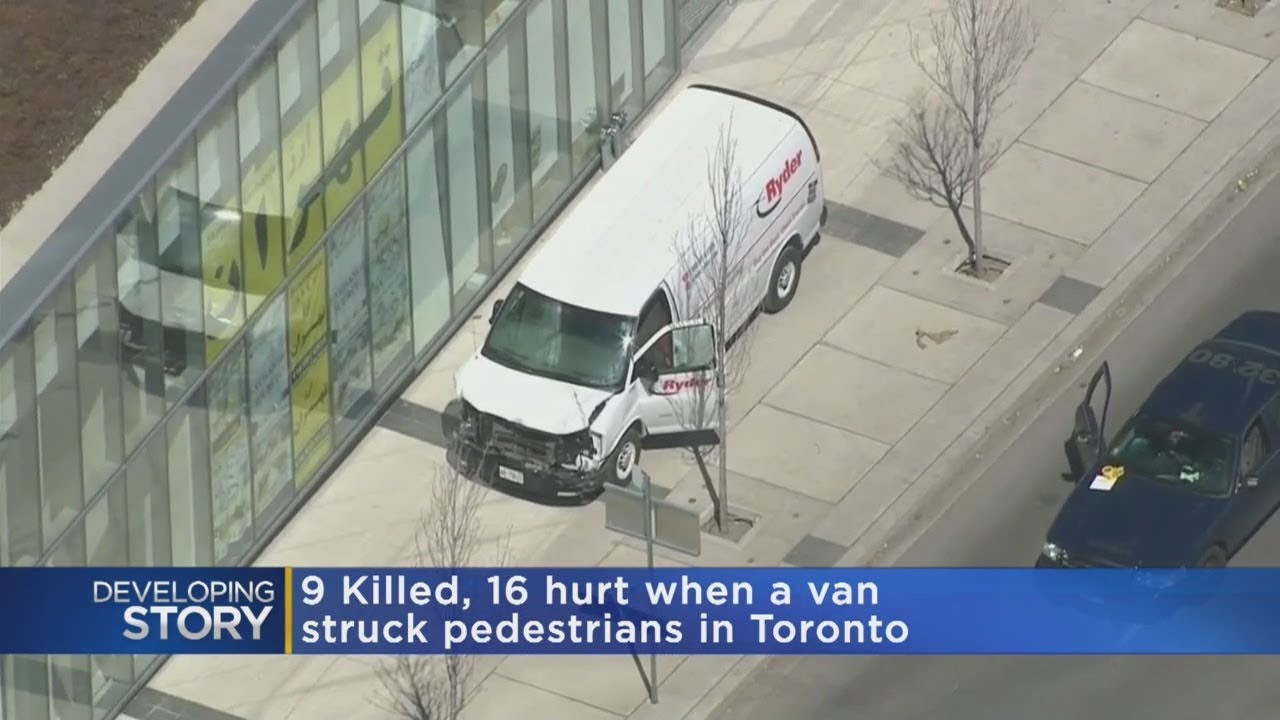 9 Killed, 16 Hurt After Van Hits Pedestrians In Toronto - YouTube