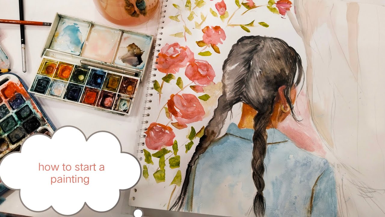 How To Start A Painting 🎨🖌️ - YouTube