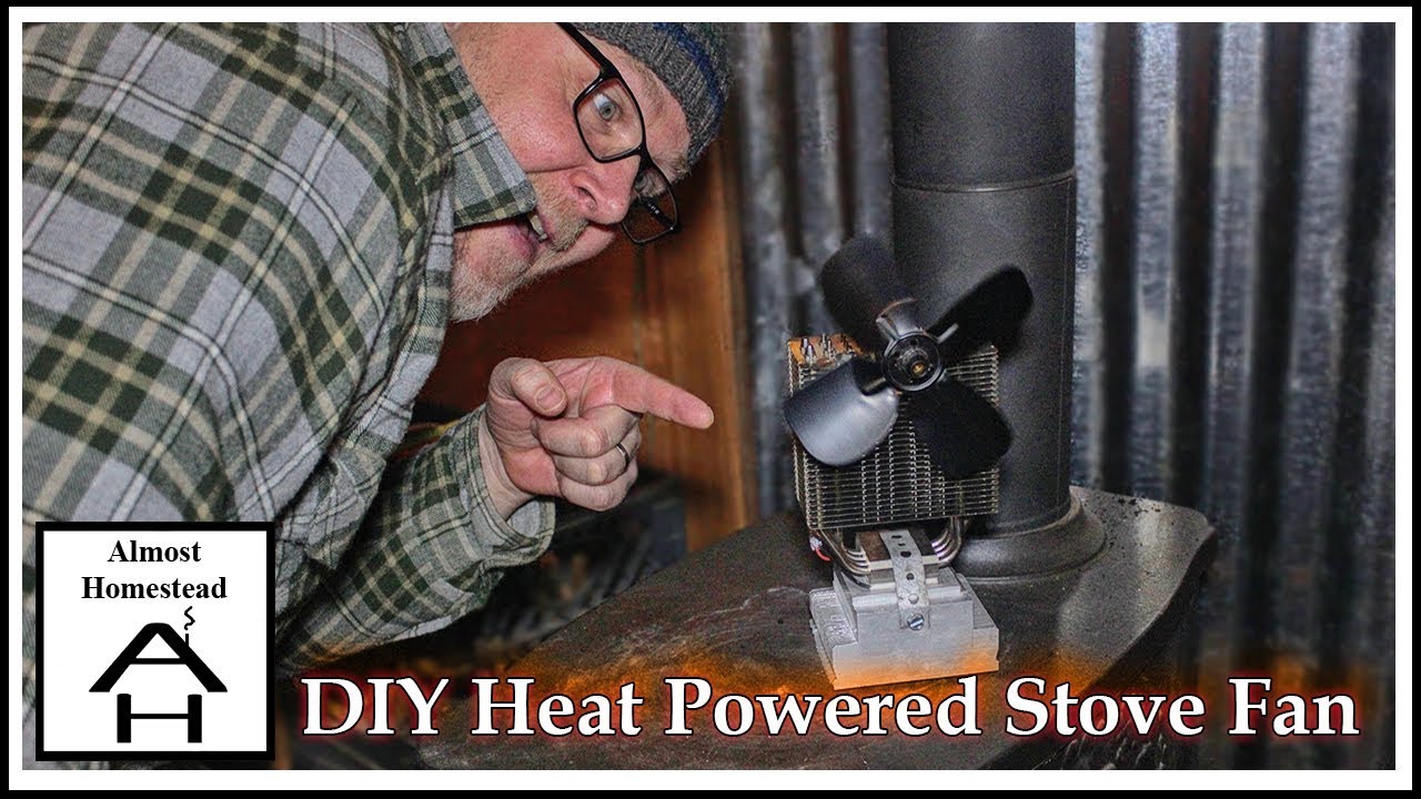 DIY Heat Powered Stove Fan - YouTube