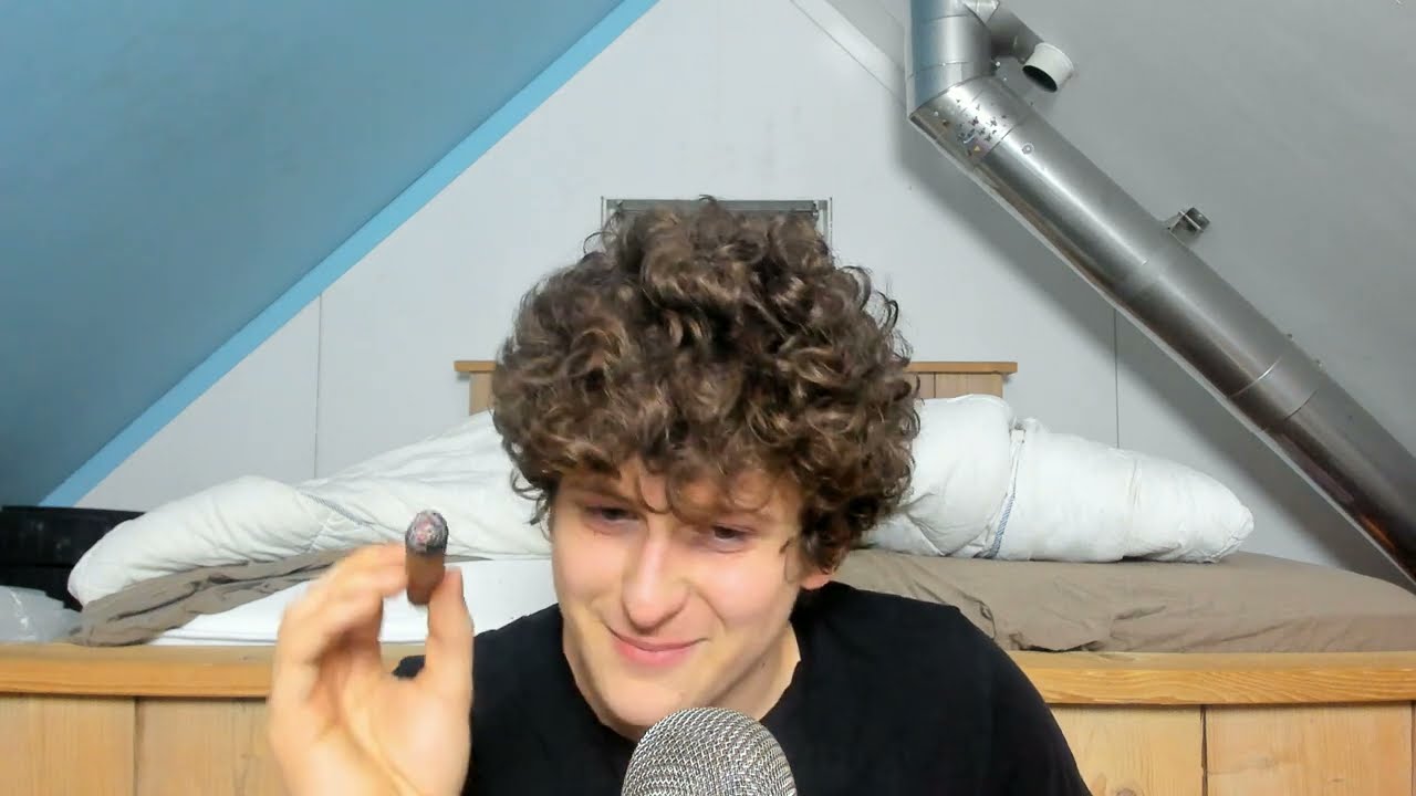 ASMR Smoking A Cigar With Apple Juice - YouTube