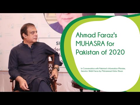 Ahmad Faraz's MUHASRA for Pakistan of 2020