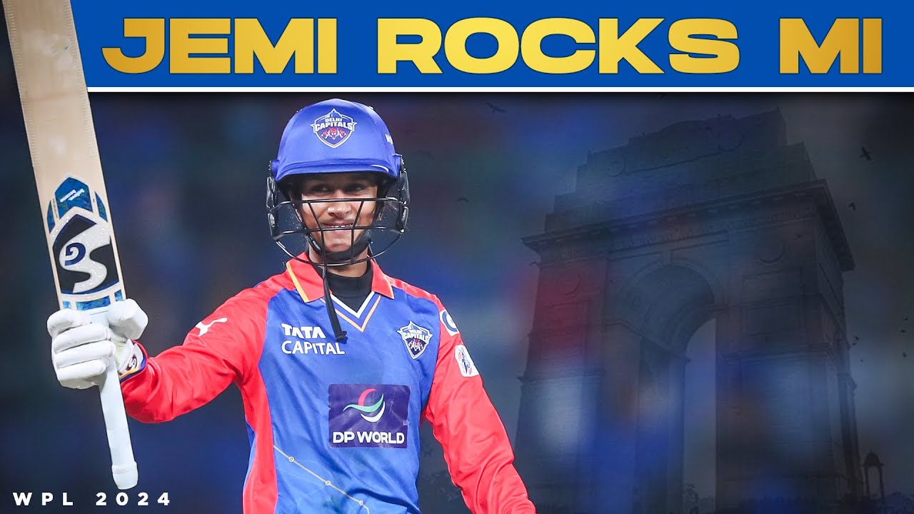 Jemimah Rodrigues rocks Mumbai Indians | WPL 2024 Match 12 #DCvMI ...