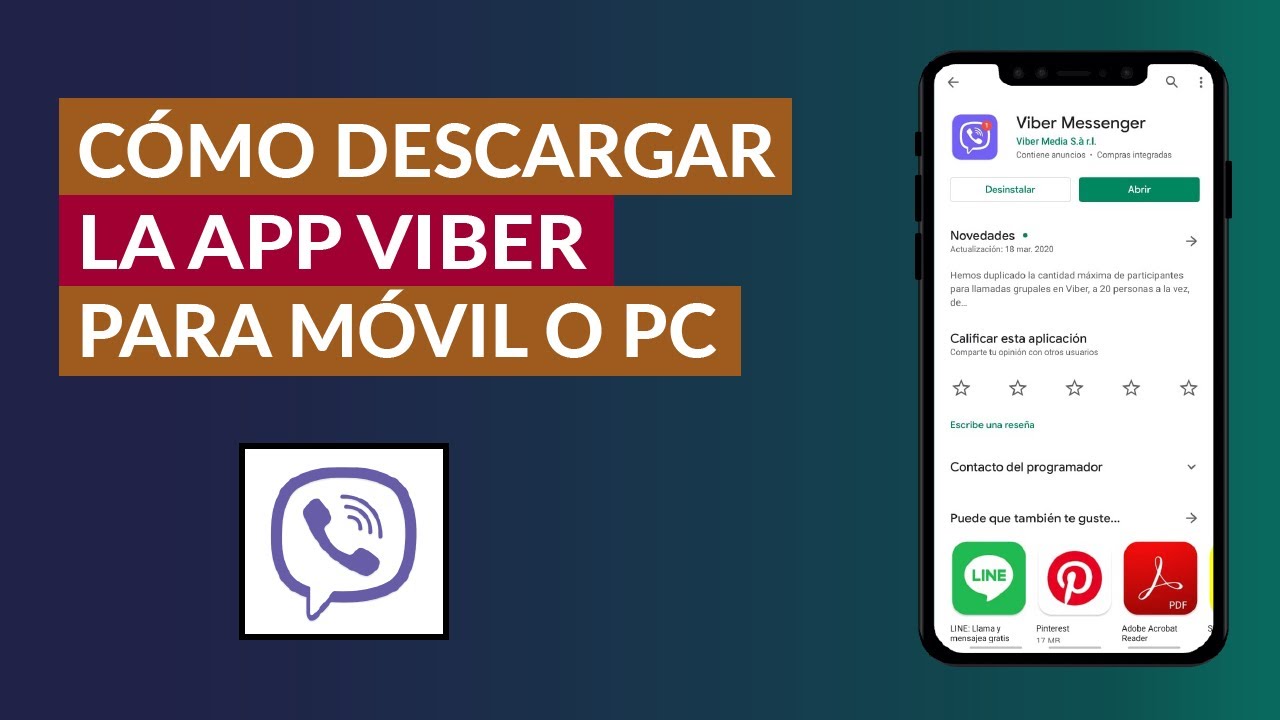 Cómo Descargar Viber para Móvil y PC - YouTube