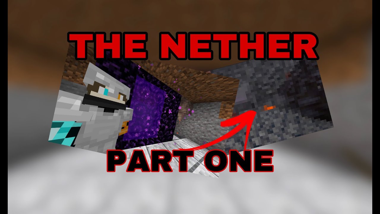 Minecraft Survival lets play - into the nether part 1 - YouTube