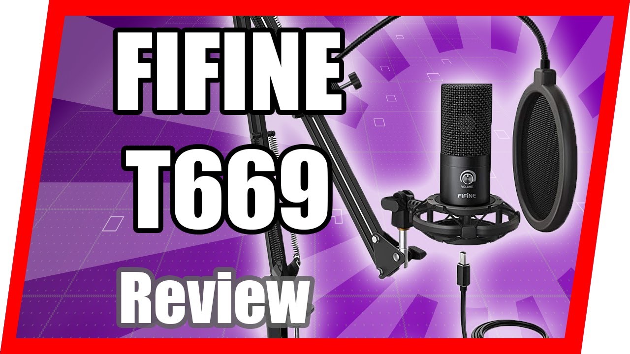 Fifine T669 - Micrófono USB bueno y barato para grabar en casa - YouTube