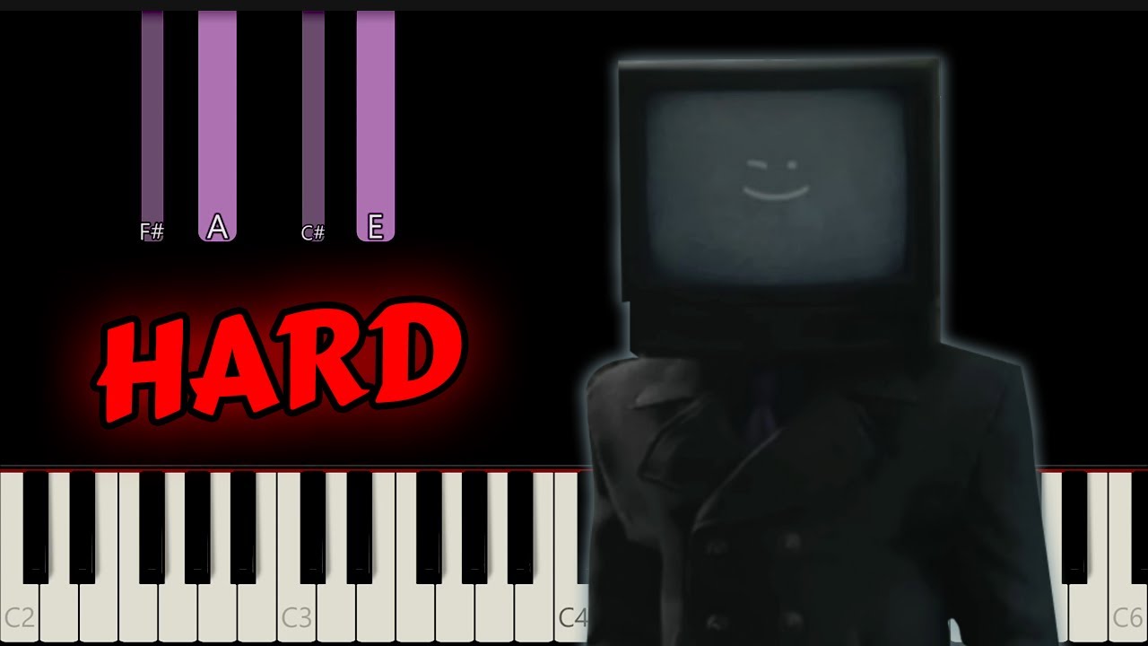 How to Play TV Man Theme Song on Piano - YouTube