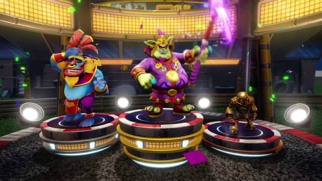 Emperor Velo, Krunk and Geary Winning Podium. (Crash Nitro Fueled ...