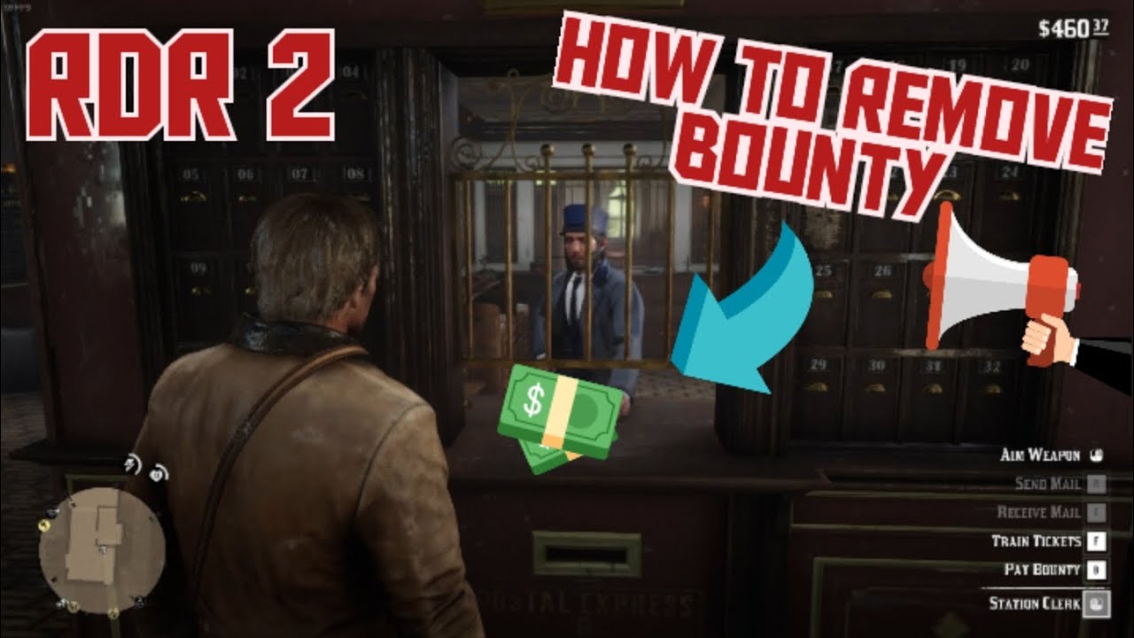 RDR2: EASIEST Way to Remove ANY Bounty (Post Office Method) - YouTube