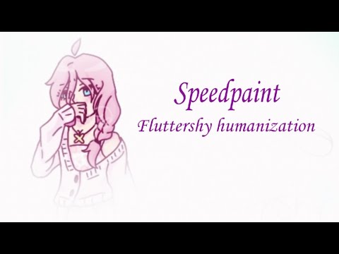 [Speedpaint/MLP] Fluttershy humanization - YouTube