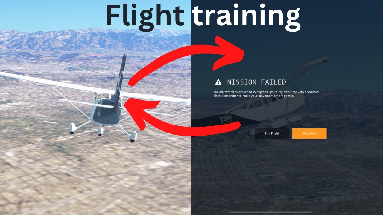 I tried flight training in infinite flight, it was NOT GOOD - YouTube