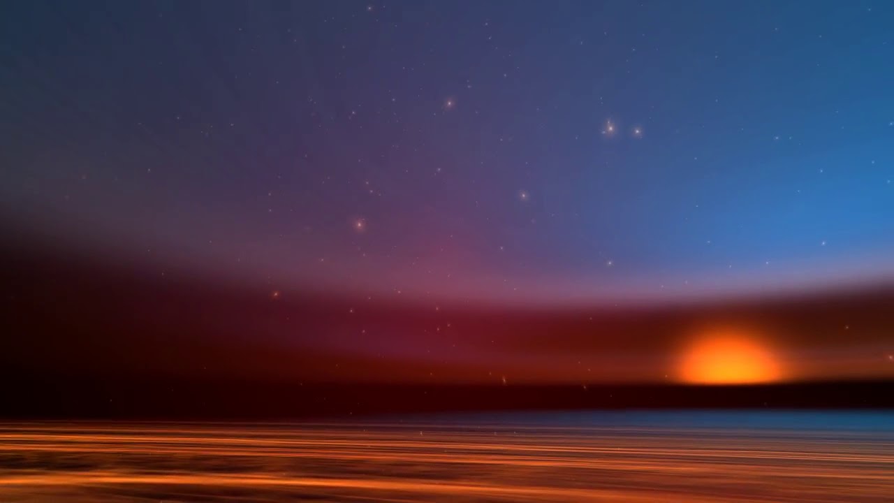 Sea, sunset, movement, background video - YouTube