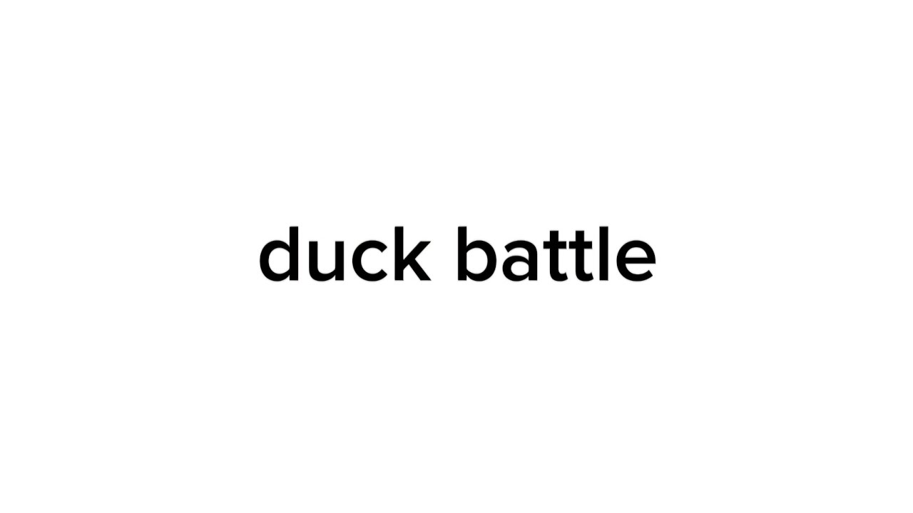 duck battle 2: bloodshed - YouTube