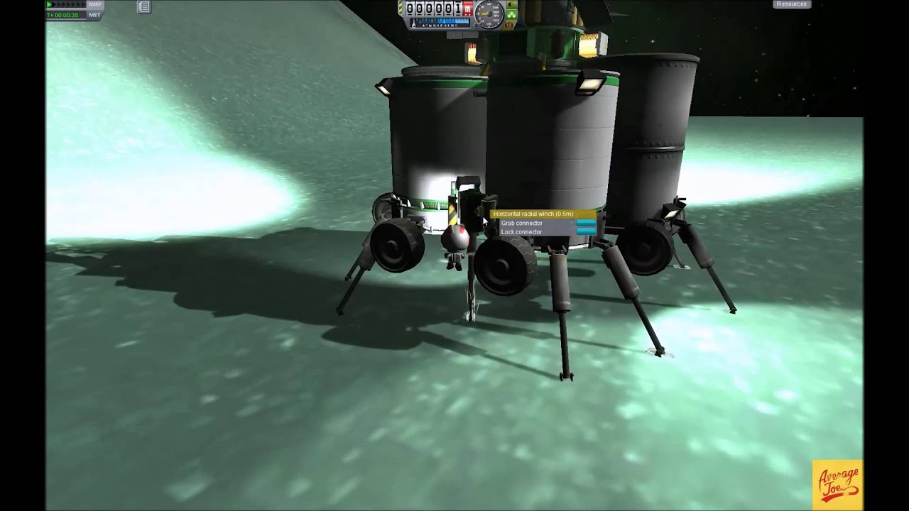KSP - Mining Kethane on Minmus - YouTube