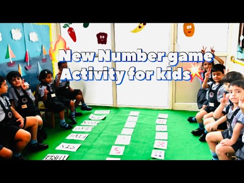 Number name game activity for KG | learn with fun game activity for ...
