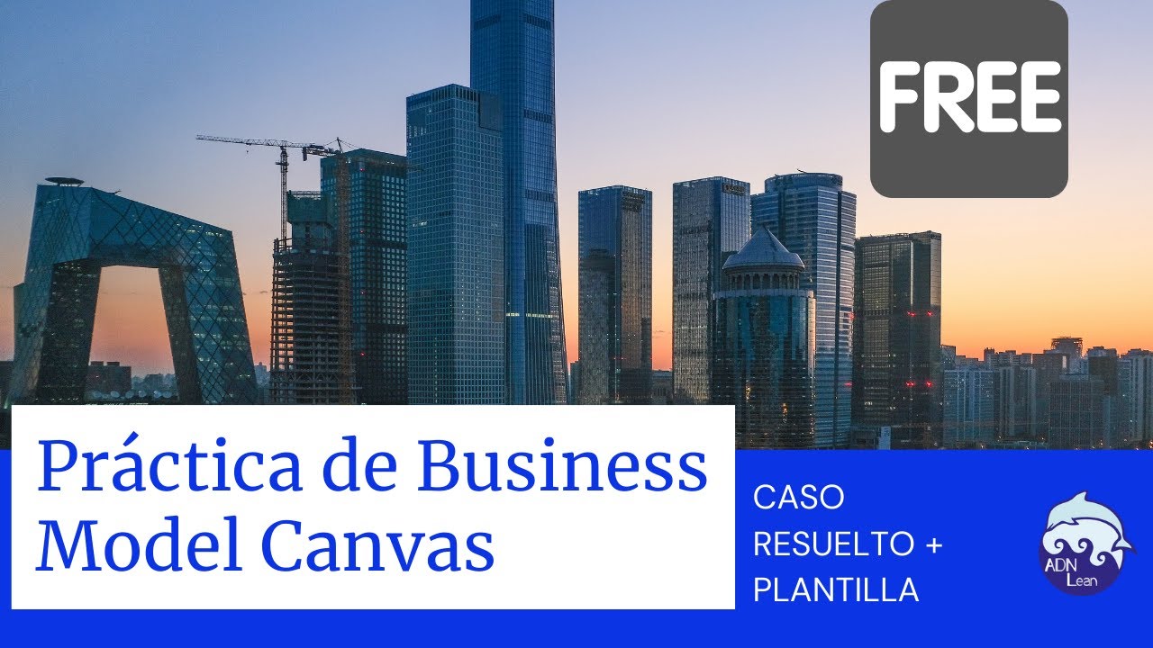 Business Model Canvas ejemplo resuelto paso a paso + plantilla - YouTube