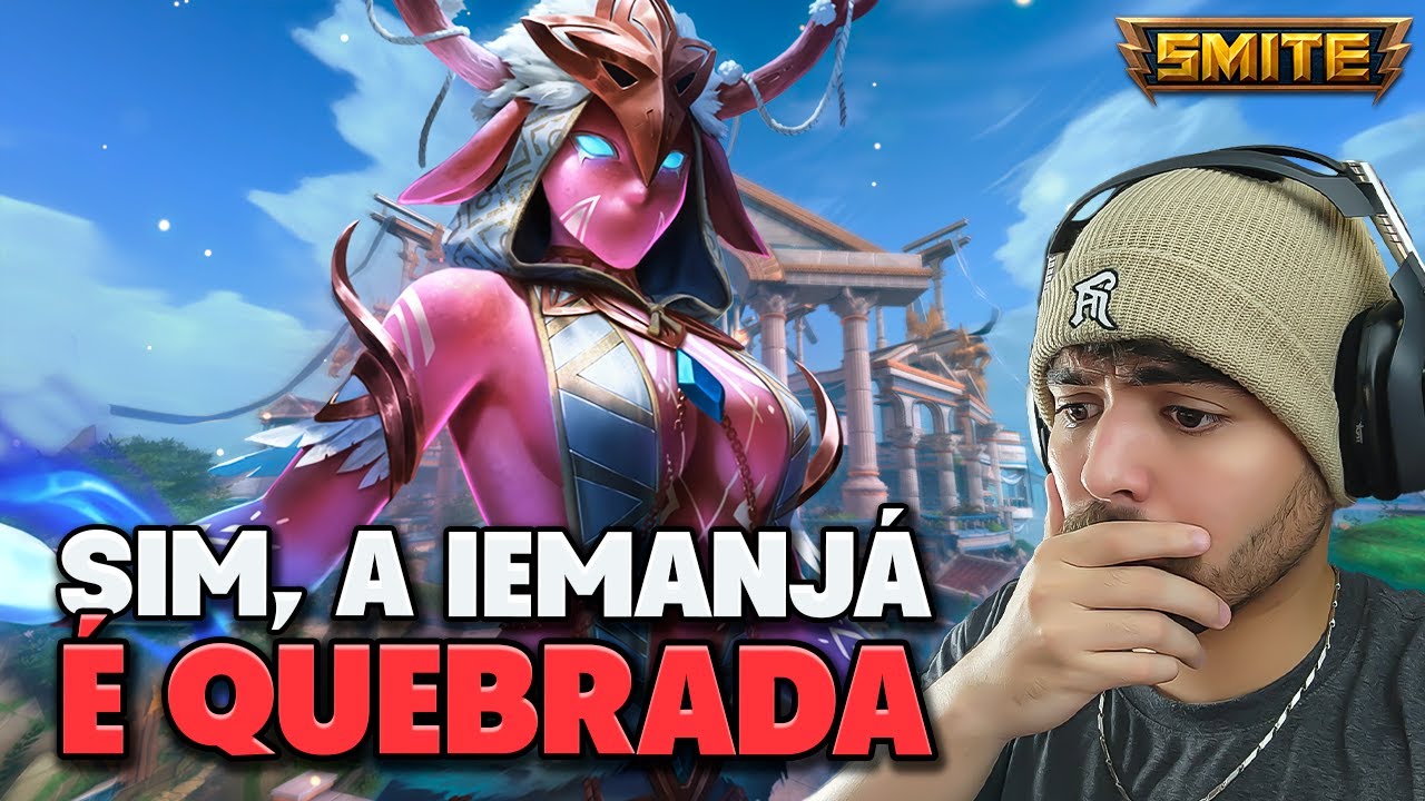 É muita cura e muito shield! IEMANJÁ/YEMOJA SUPORTE SMITE Ranked ...