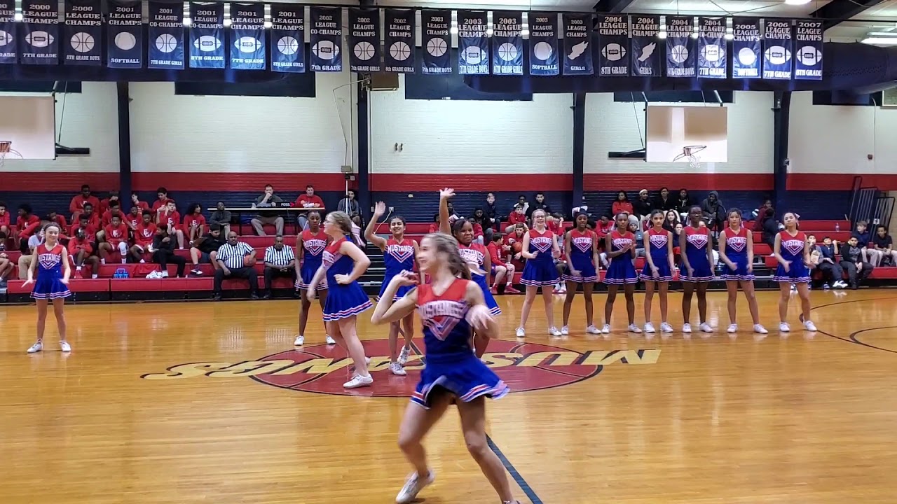GMS Cheer 2020 Stunt Show Performance:) - YouTube