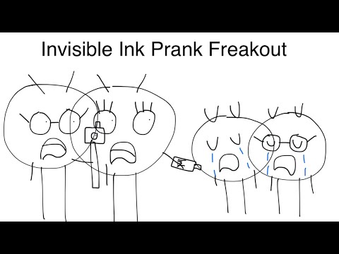 Invisible Ink Prank Freakout - YouTube