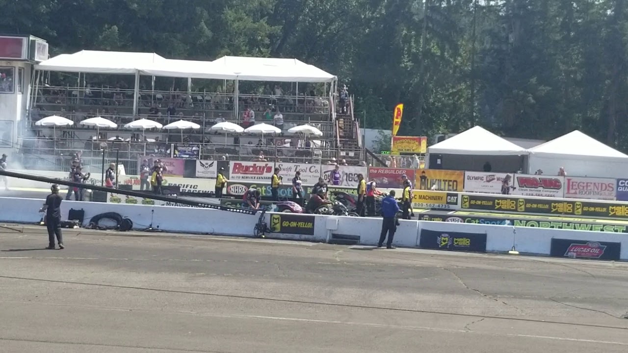 NHRA Drag Bikes Northwest Nationals 2018 Pacific Raceways - YouTube