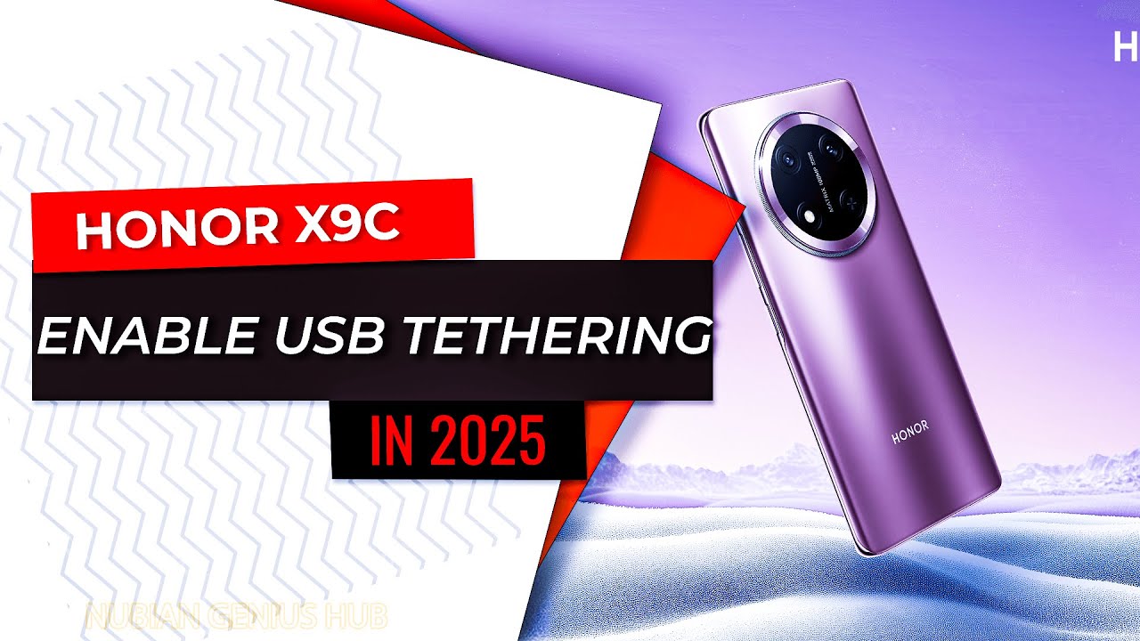 HONOR X9c USB Tethering 2025: How to Enable & Share Internet (Step-by-Step Guide - YouTube