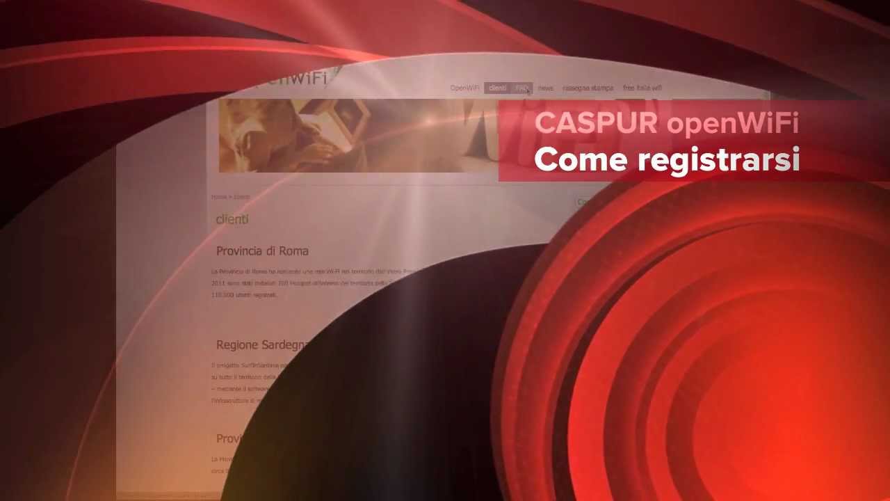 OpenWISP: registrazione servizio - YouTube