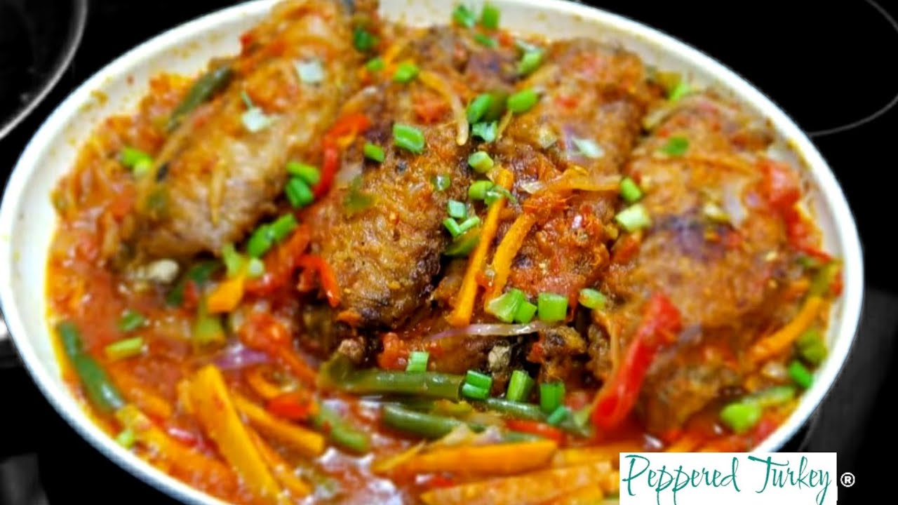 SPICY PEPPERED TURKEY WINGS - YouTube