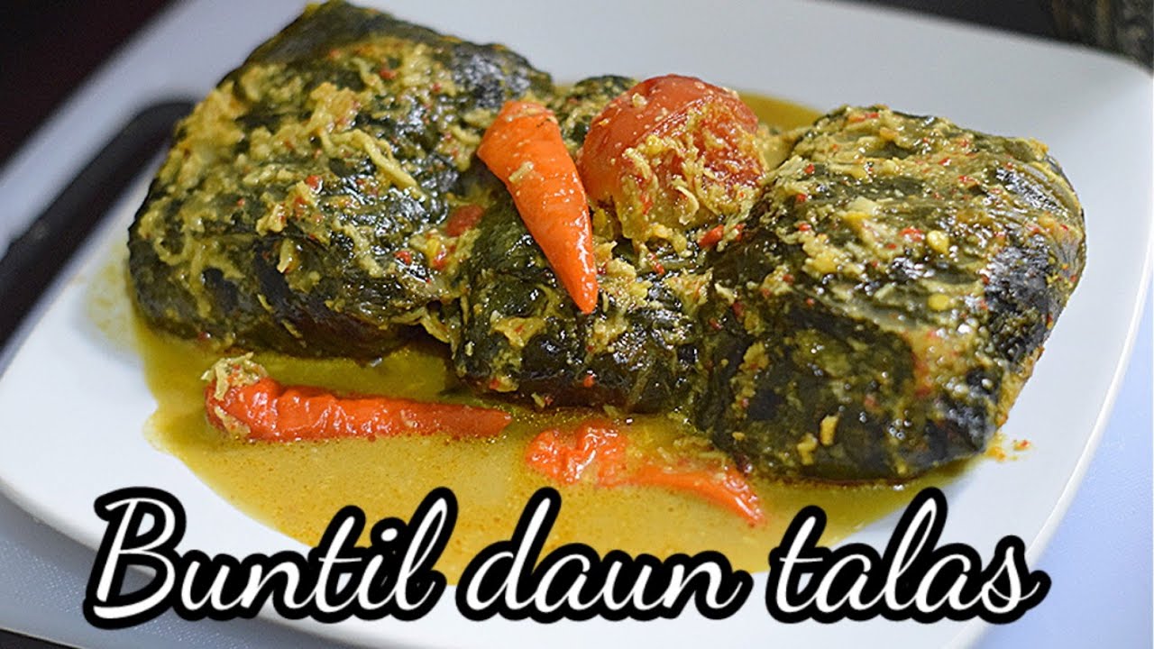 Resep BUNTIL DAUN TALAS Super lembut, makanan ndeso bikin kangen ...