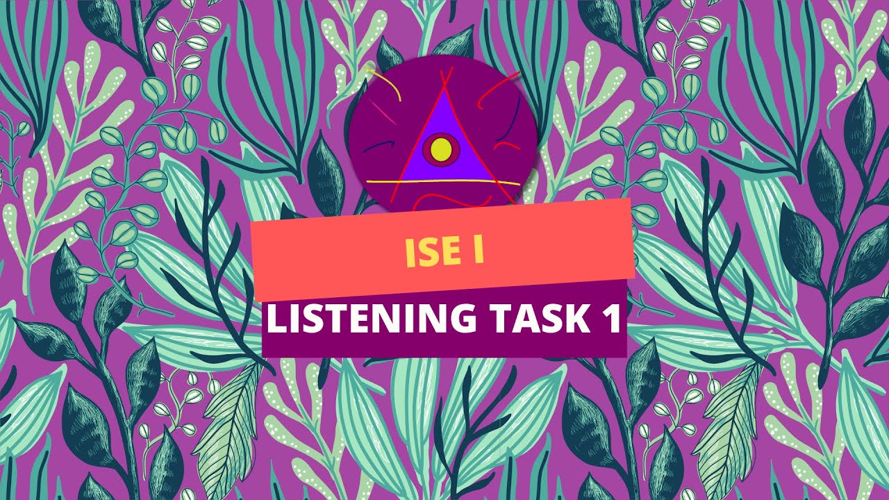 ISE I | LISTENING - TASK 1 #Trinityexams #ISEI #listening - YouTube