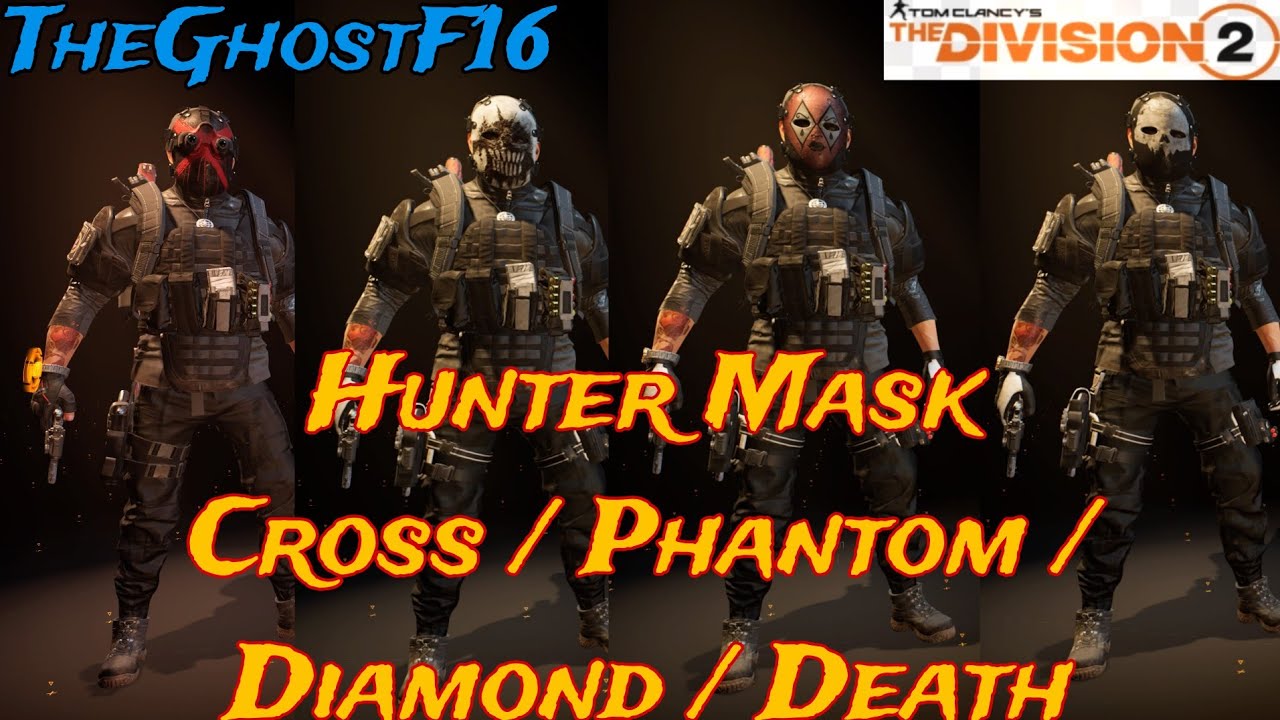 The Division 2 - [Year 1] Hunter Mask Guide - Phantom / Diamond / Cross ...