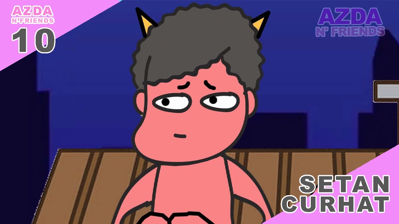 SETAN CURHAT - Kartun hantu lucu - YouTube