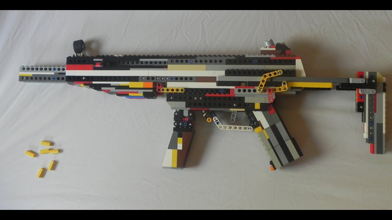 LEGO MP5 (working) - YouTube