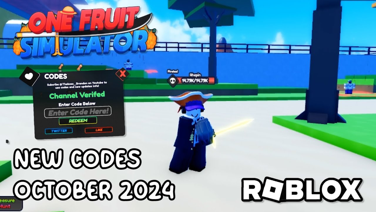 Roblox One Fruit New Codes October 2024 - YouTube