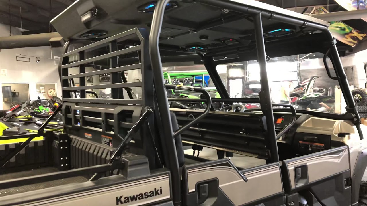 2018 Kawasaki Mule lifted with Probox Top - YouTube