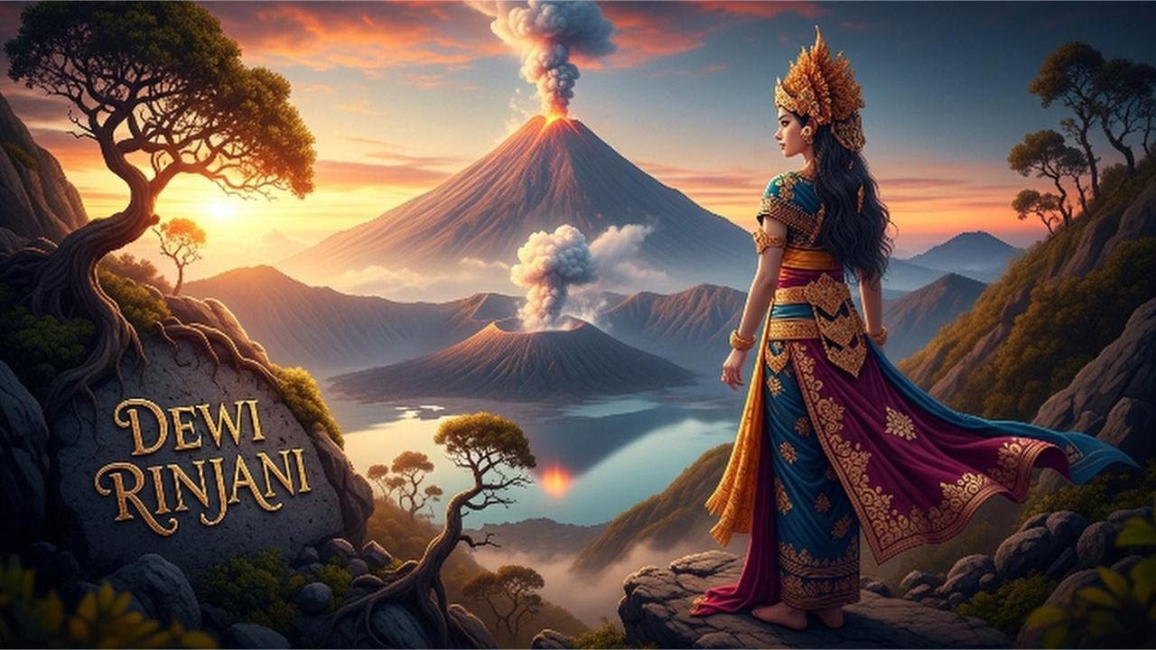 Kisah Asal Usul Gunung Rinjani dan Dewi Anjani | Legenda dari Tanah ...