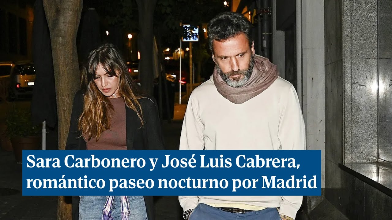 Sara Carbonero y José Luis Cabrera, romántico paseo nocturno por Madrid ...