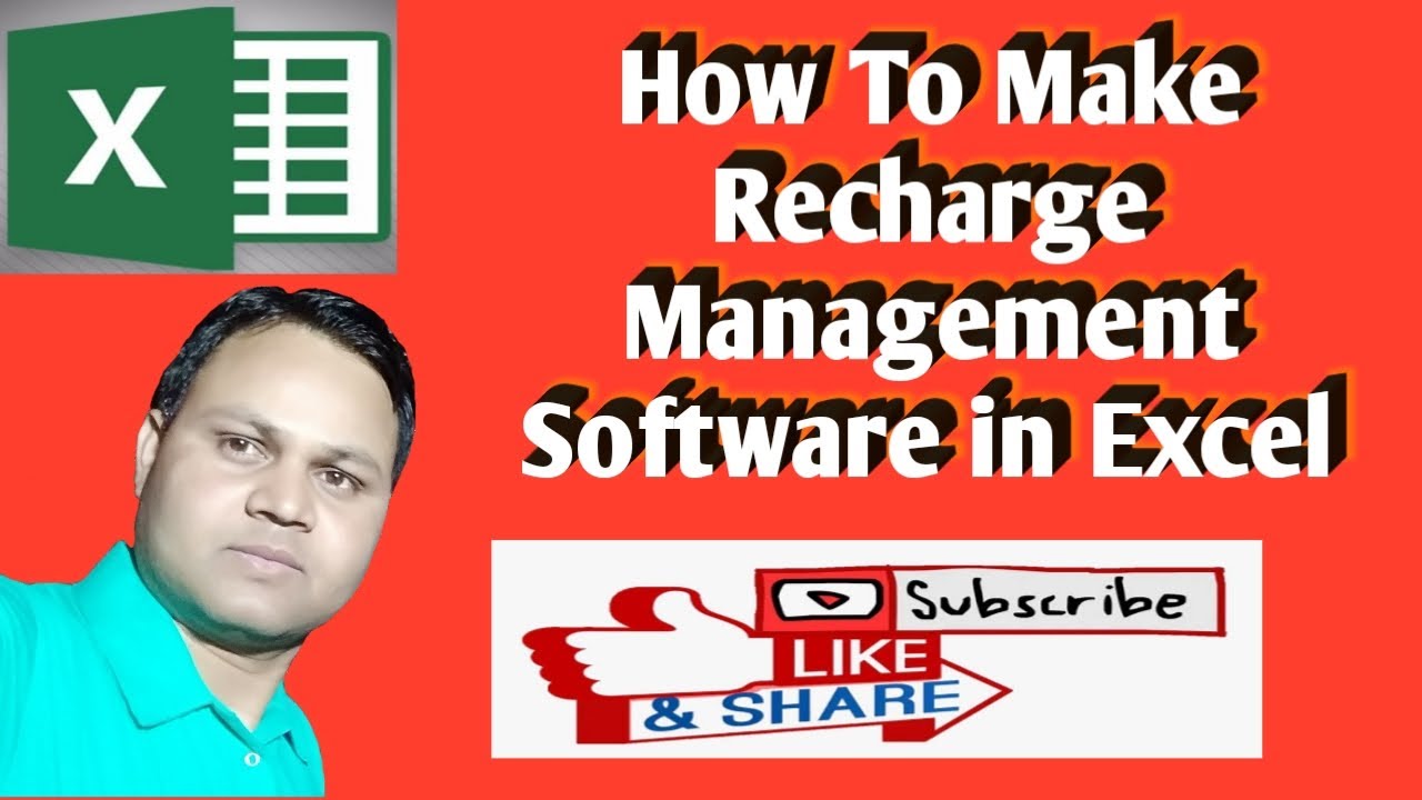 How To Make Recharge Management Software in Excel - YouTube