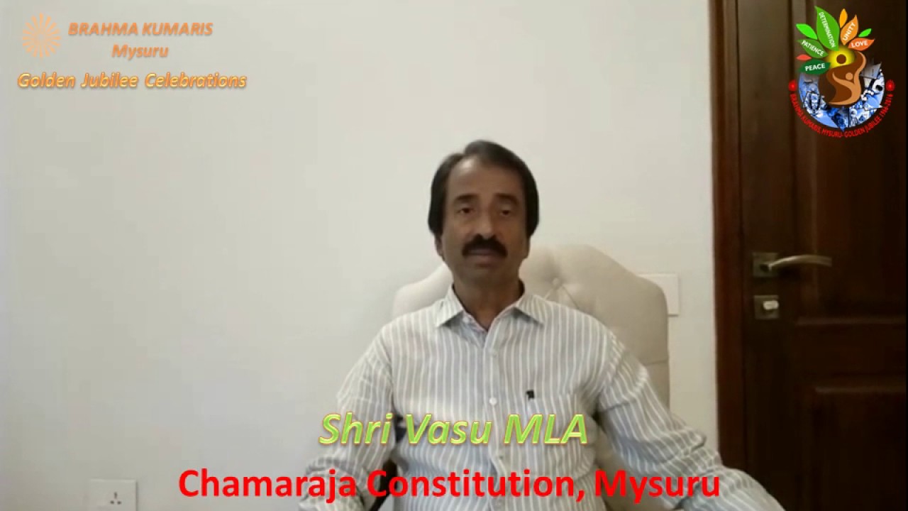 Mr Vasu MLA Chamaraja Constitution Mysuru gives his Best Wishes for ...