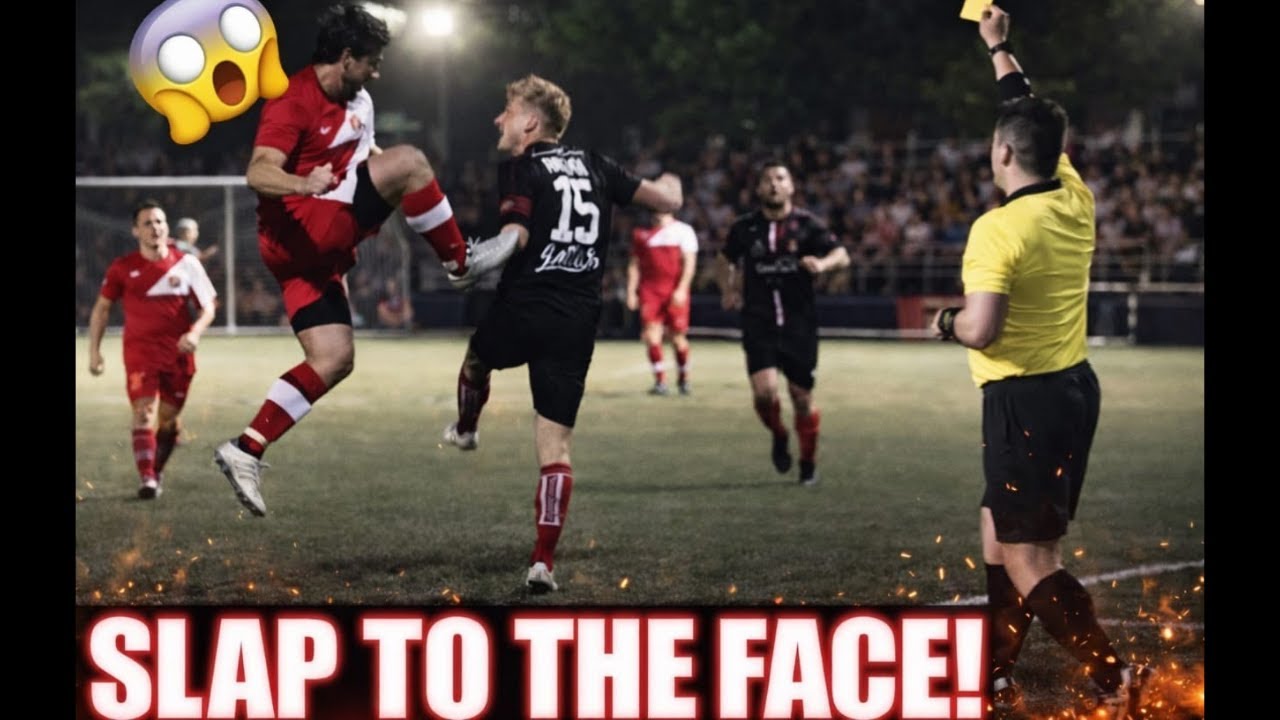 RED CARD FOR SLAP TO THE FACE, PAINFUL FOOT STOMP, TOUGH TACKLES & LOTS ...