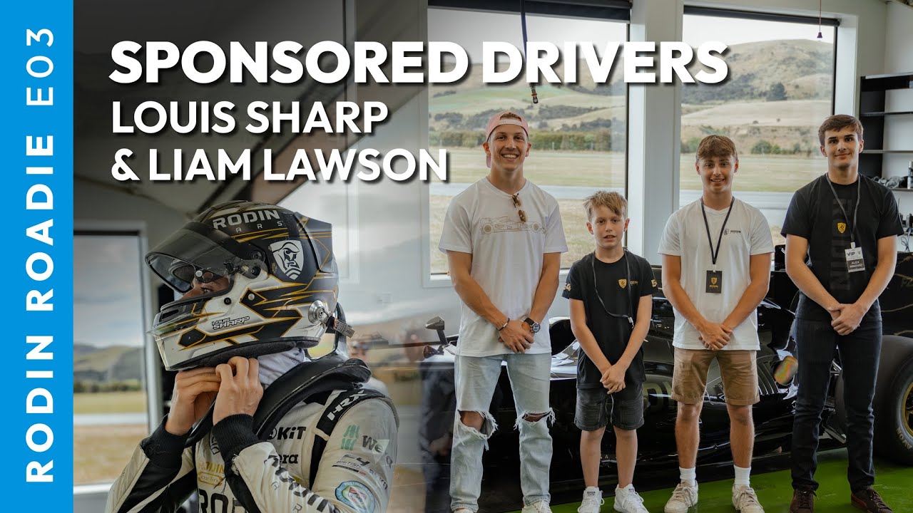 Sponsored Drivers Louis Sharp & Liam Lawson | Rodin Roadie - Episode 3 ...