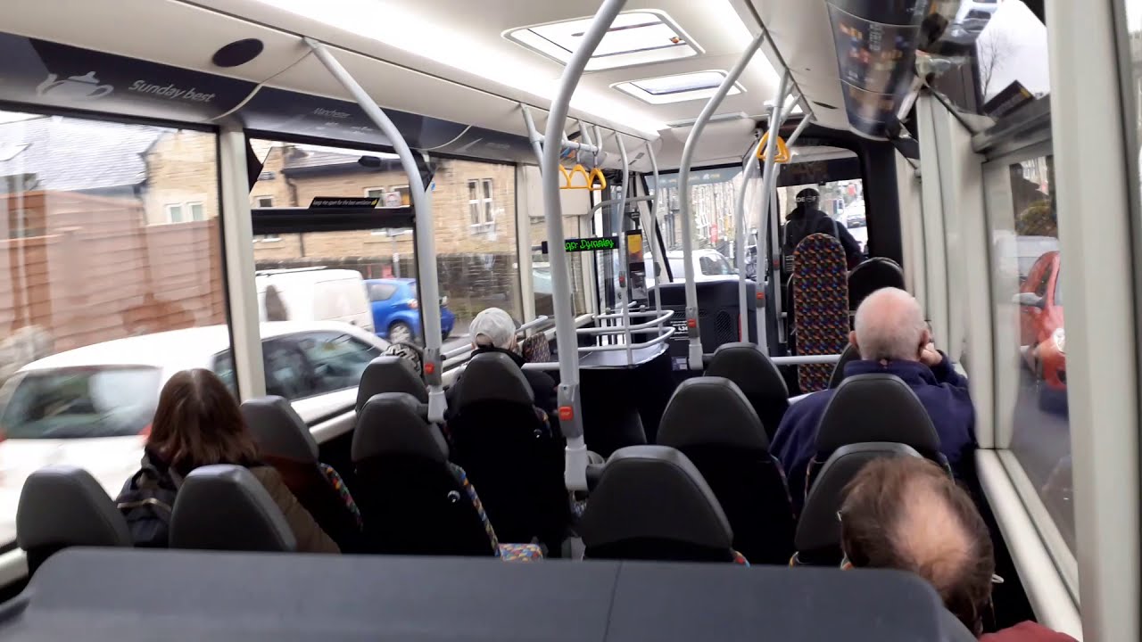 Transdev Flyer bus 784 Detour YJ68FVW - YouTube