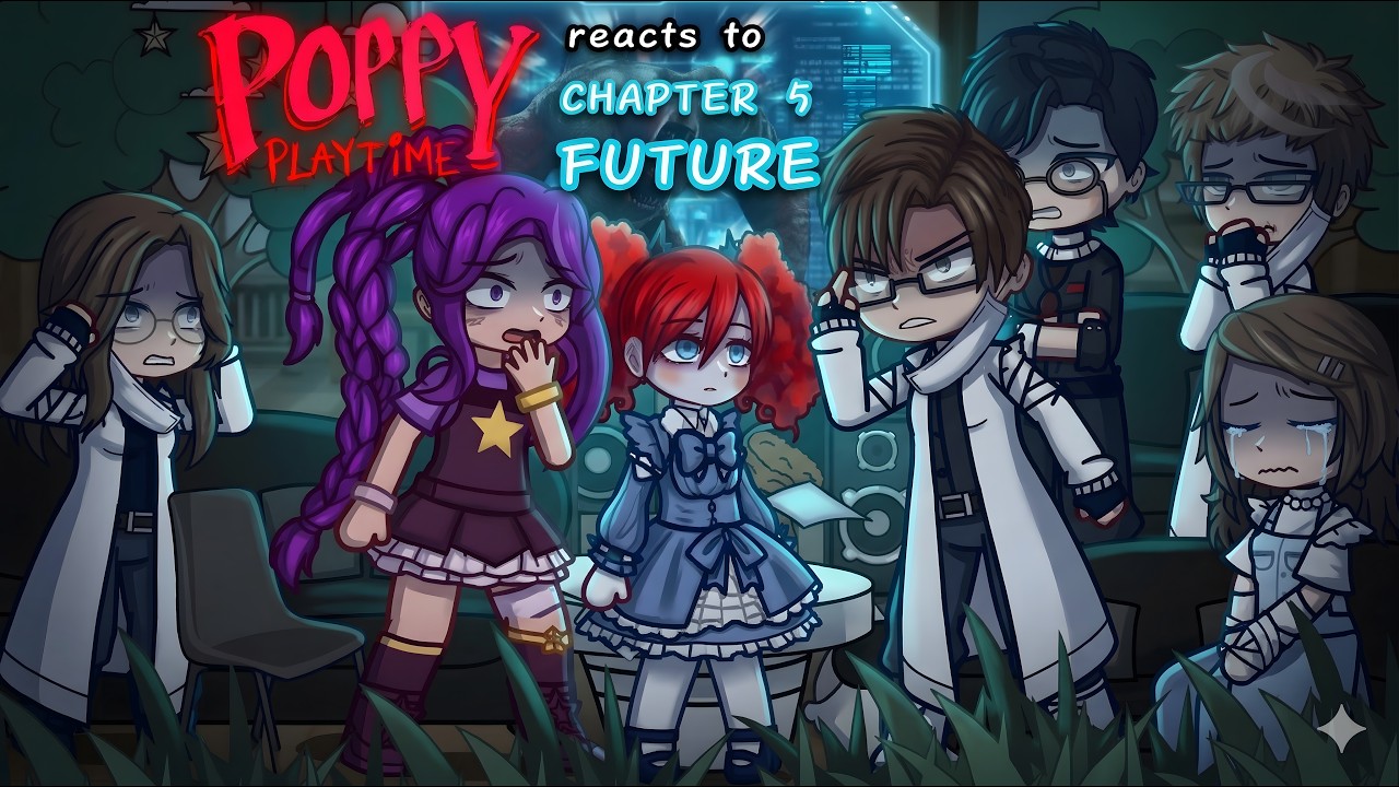 Poppy playtime scientists react to future /part2/ Poppy playtime reacts ...