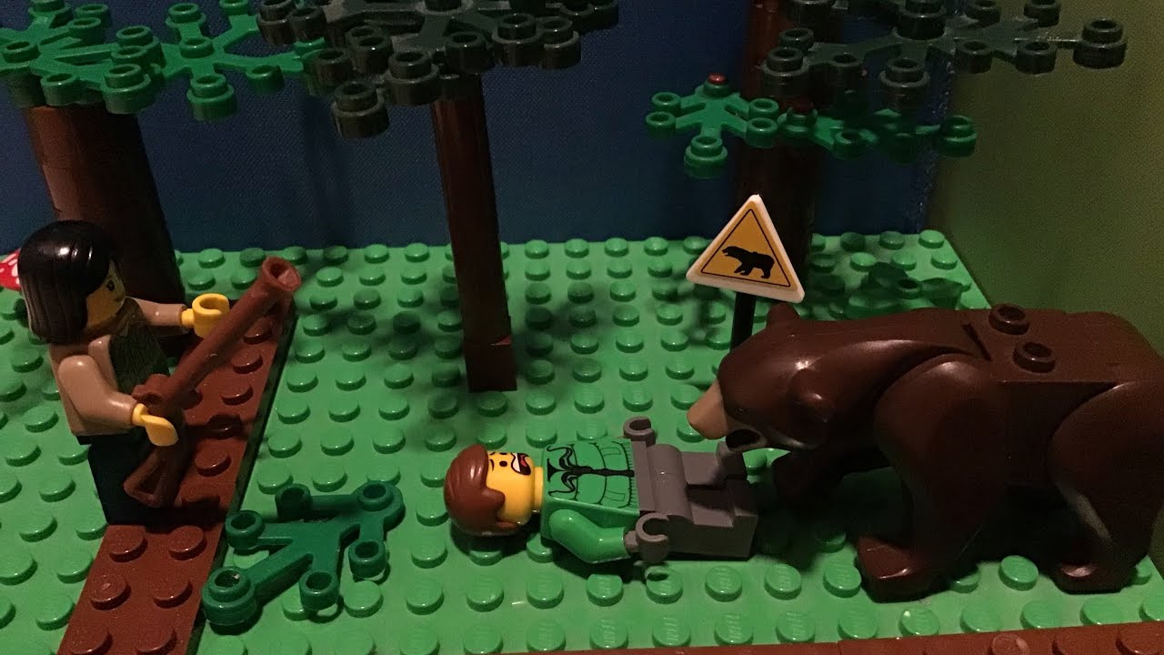 Lego bear attack - YouTube
